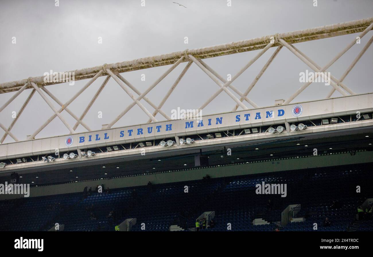 Ibrox Stadium, Glasgow, UK. 5th May, 2024. Scottish Premiership ...