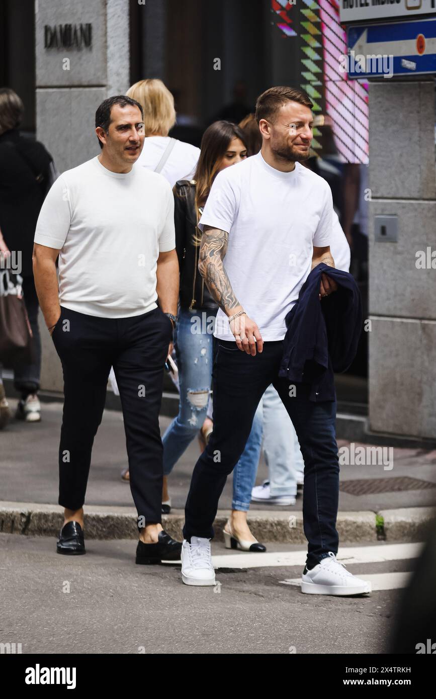 Milan, Italy. 05th May, 2024. Milan, Celebrity sightings - Lazio ...