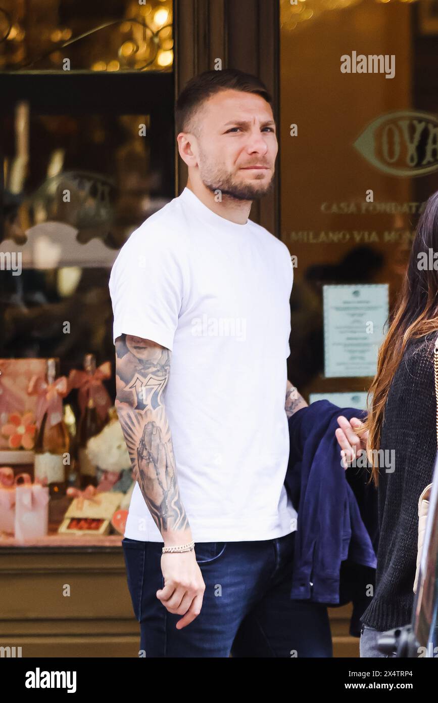 Milan, Italy. 05th May, 2024. Milan, Celebrity sightings - Lazio ...