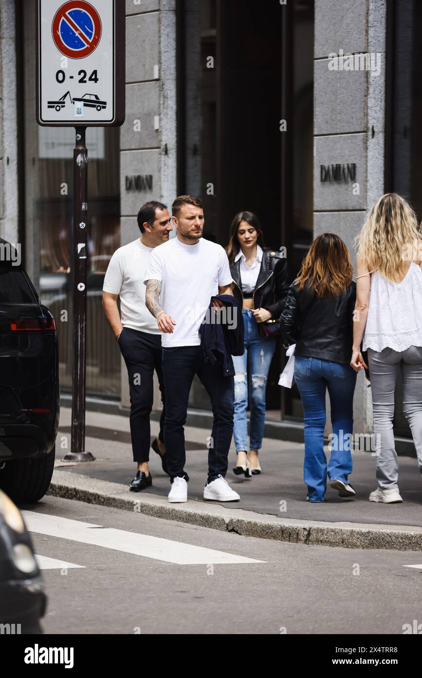 Milan, Italy. 05th May, 2024. Milan, Celebrity sightings - Lazio ...