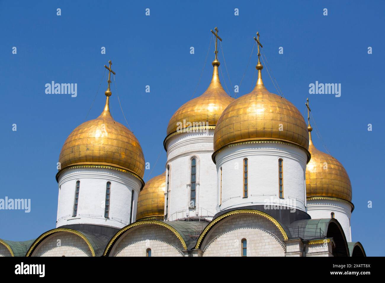 Assumption Cathedral, Kremlin, UNESCO World Heritage Site, Moscow ...