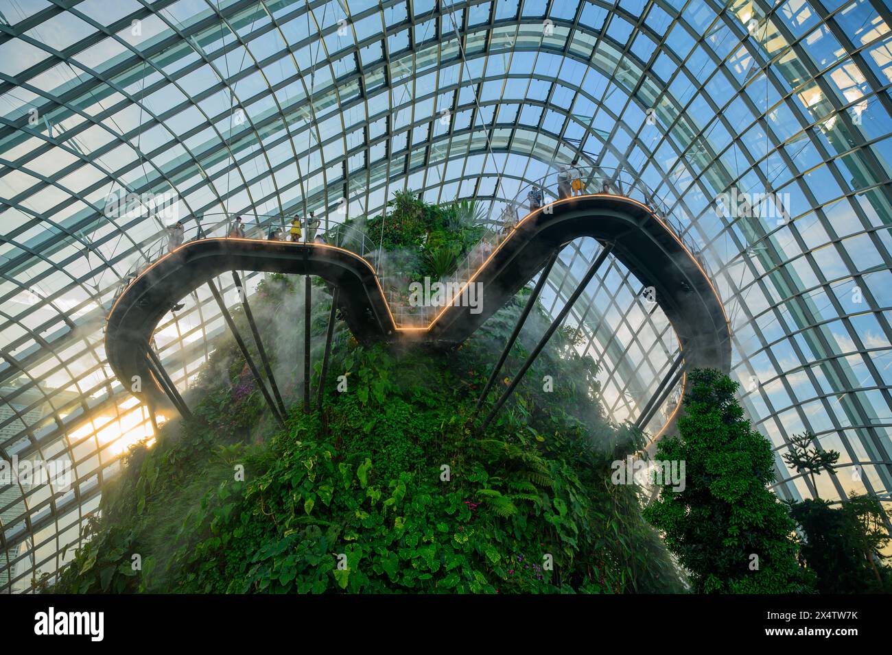 Cloud Forest, Gardens By the Bay, Singapore Stock Photo - Alamy