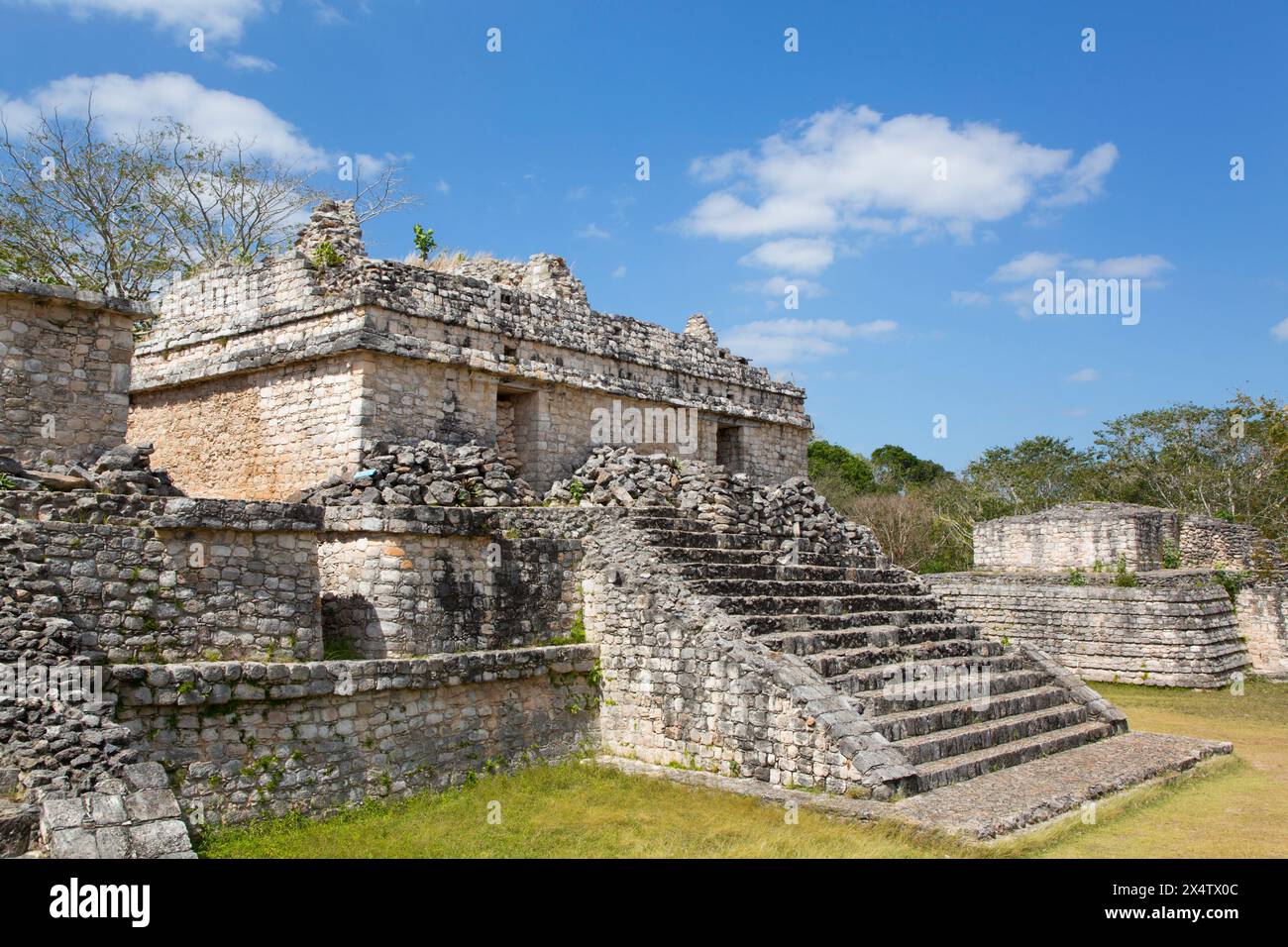 Structure 17,Ek Balam, Yucatec-Mayan Archaeological Site, Yucatan ...