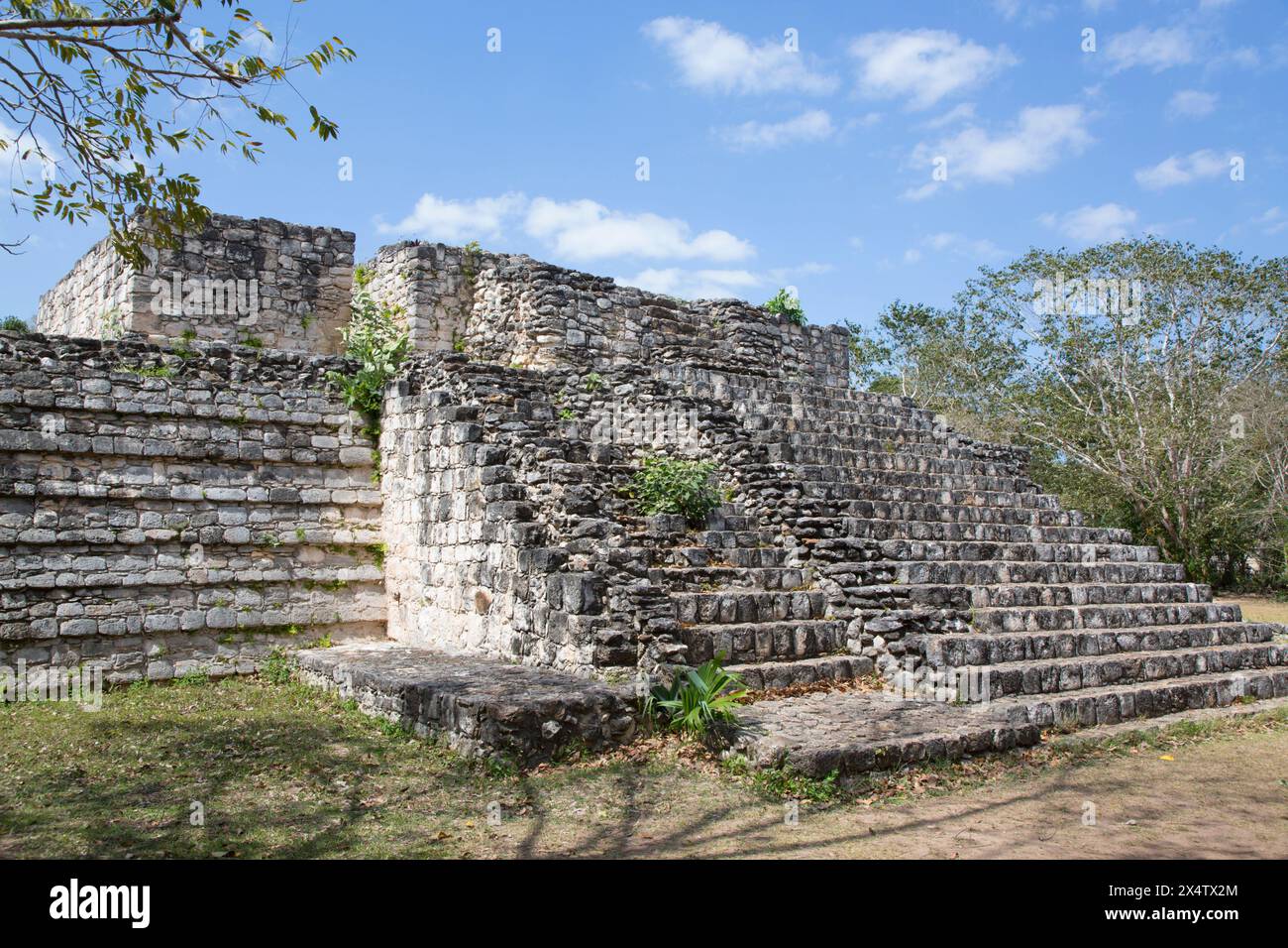 Structure 17,Ek Balam, Yucatec-Mayan Archaeological Site, Yucatan ...