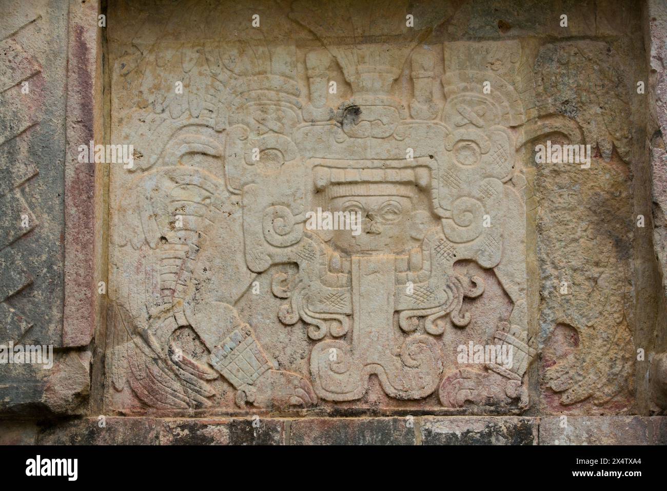 Sculptures, Venus Platform, Chichen Itza, UNESCO World Heritage Site ...