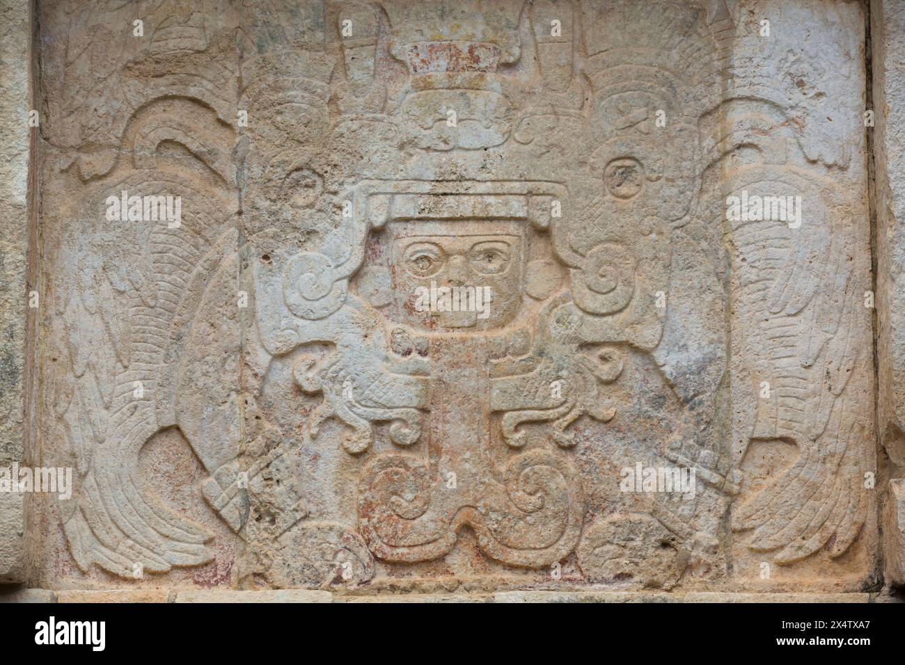 Sculptures, Venus Platform, Chichen Itza, UNESCO World Heritage Site ...