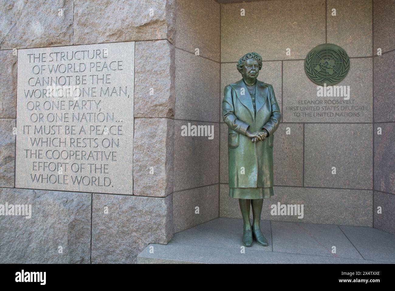Statue of Eleanor Roosevelt, Franklin Delano Roosevelt Memorial ...