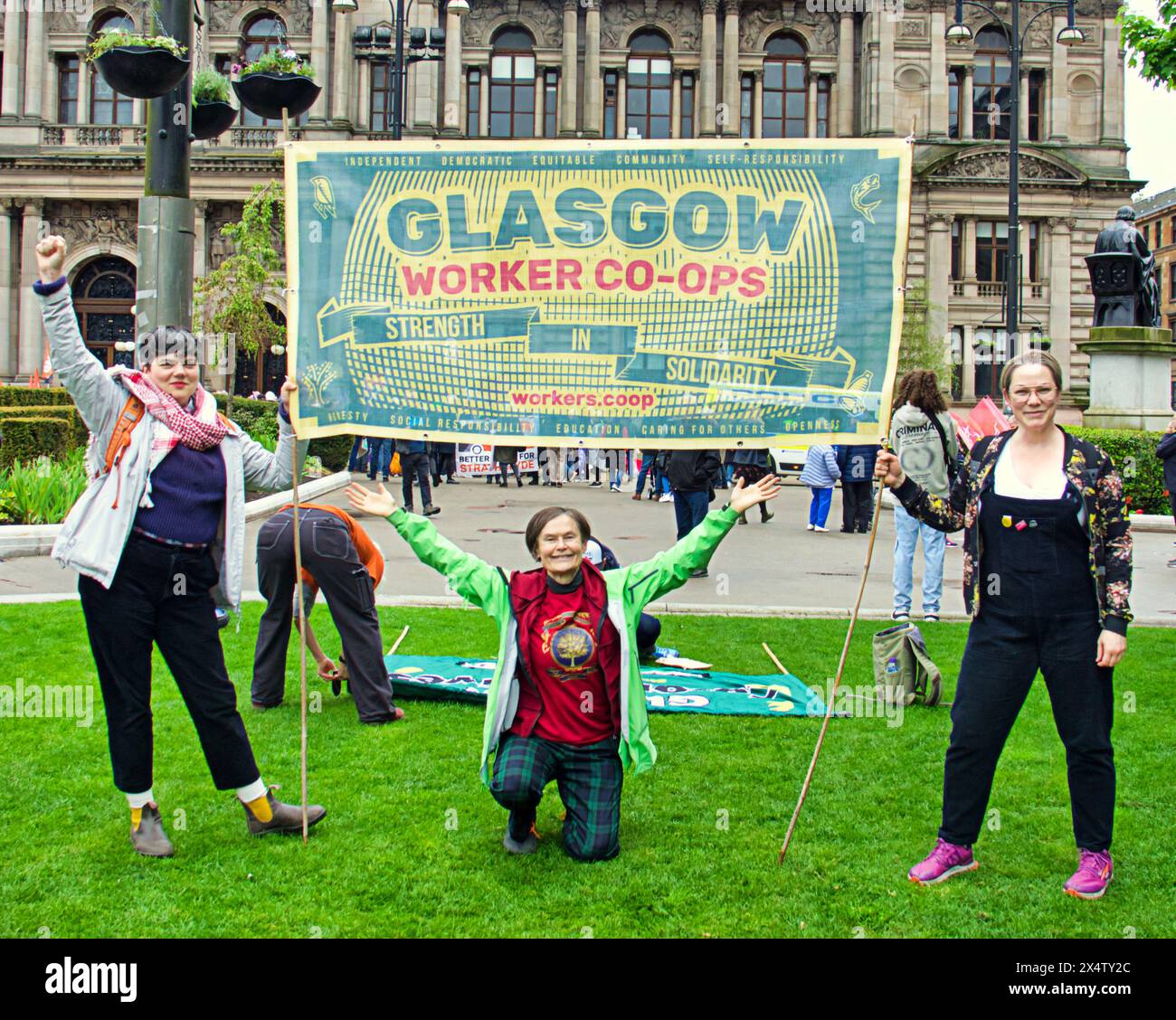 Glasgow, Scotland, UK. 5th May, 2024: STUC May Day March starting from ...