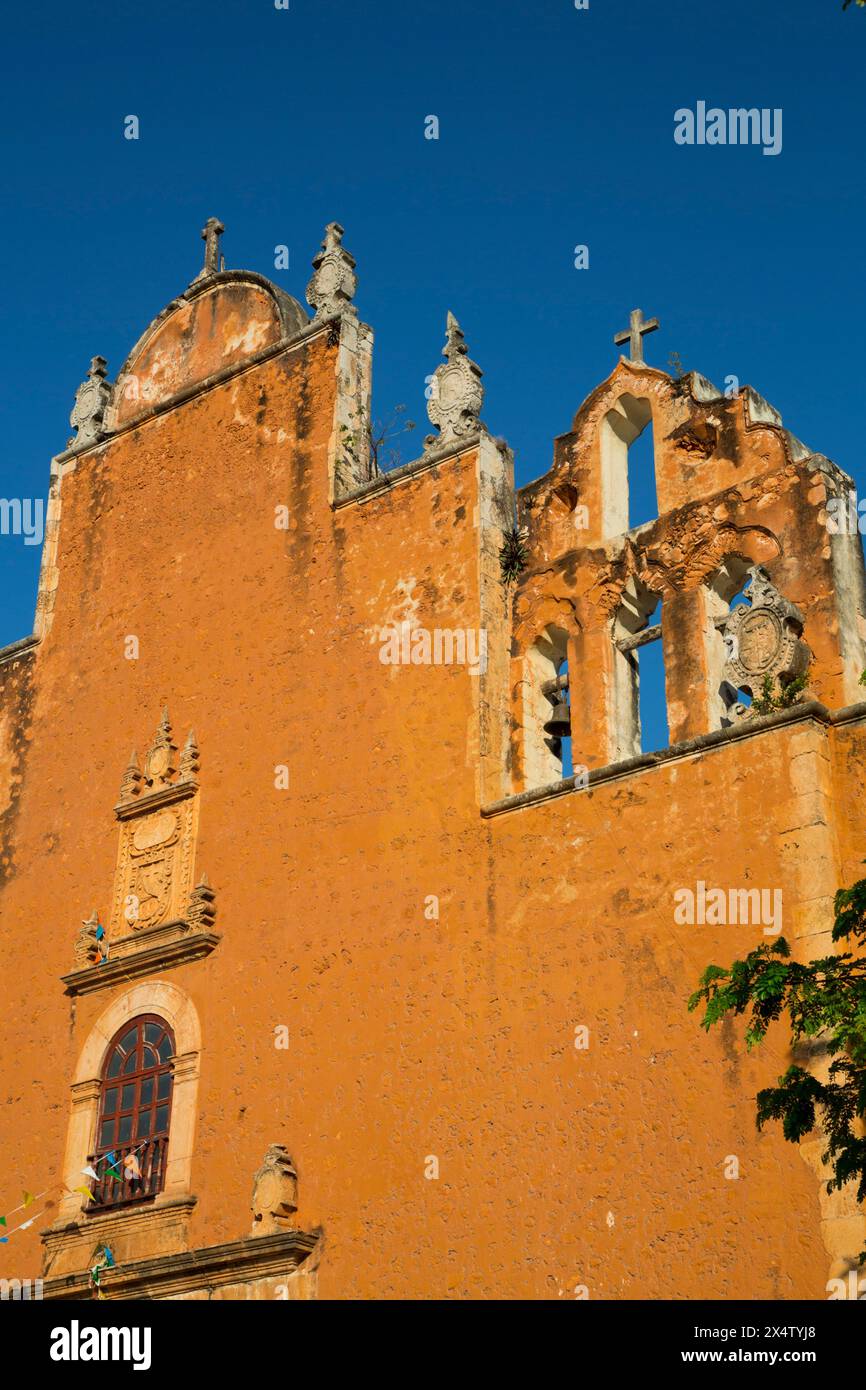 Church of San Juan Bautista, Founded1609, Tekax, Yucatan, Mexico Stock ...