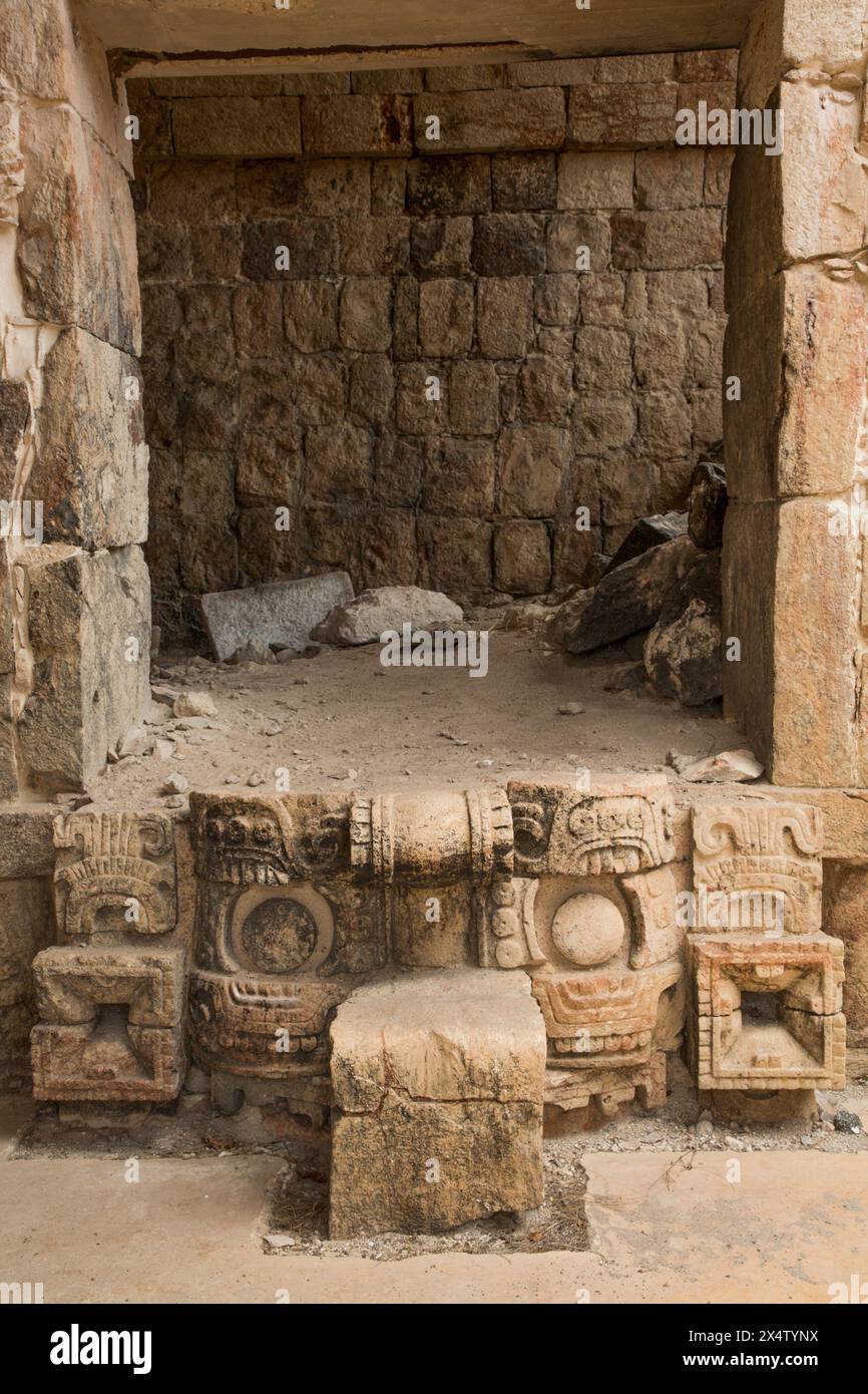 Palace of the Masks (Codz Poop), Kabah Archaeological Site, Mayan Ruins ...