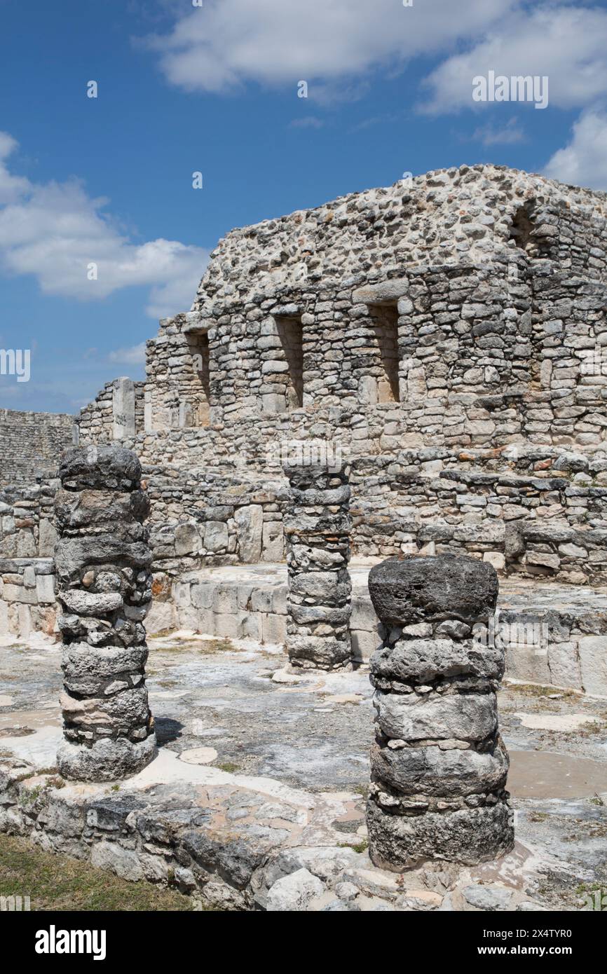 Temple of Painted Niches, Mayan Ruins, Mayapan Archaeological Site ...