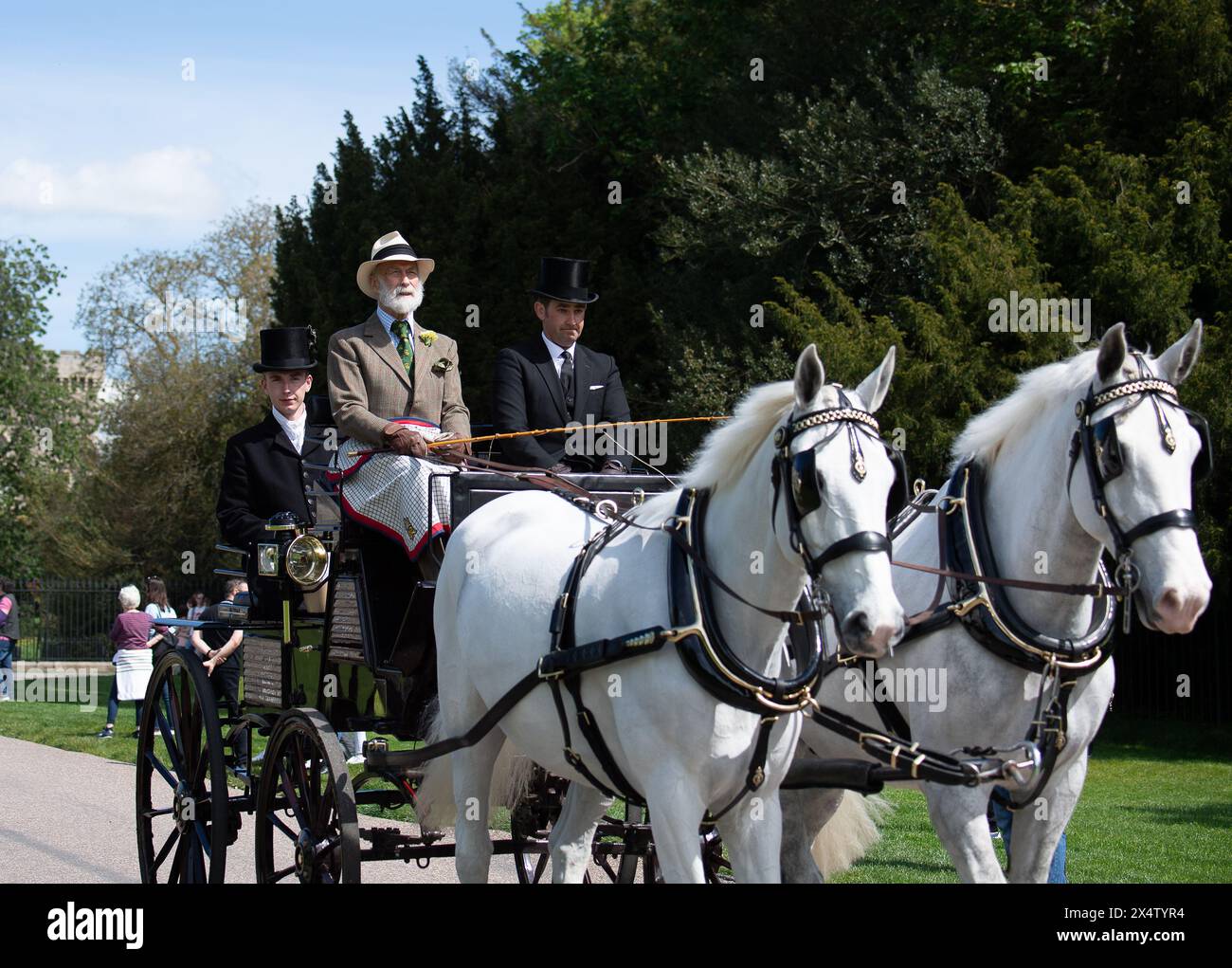 Windsor, Berkshire, UK. 5th May, 2024. Prince Michael of Kent ...