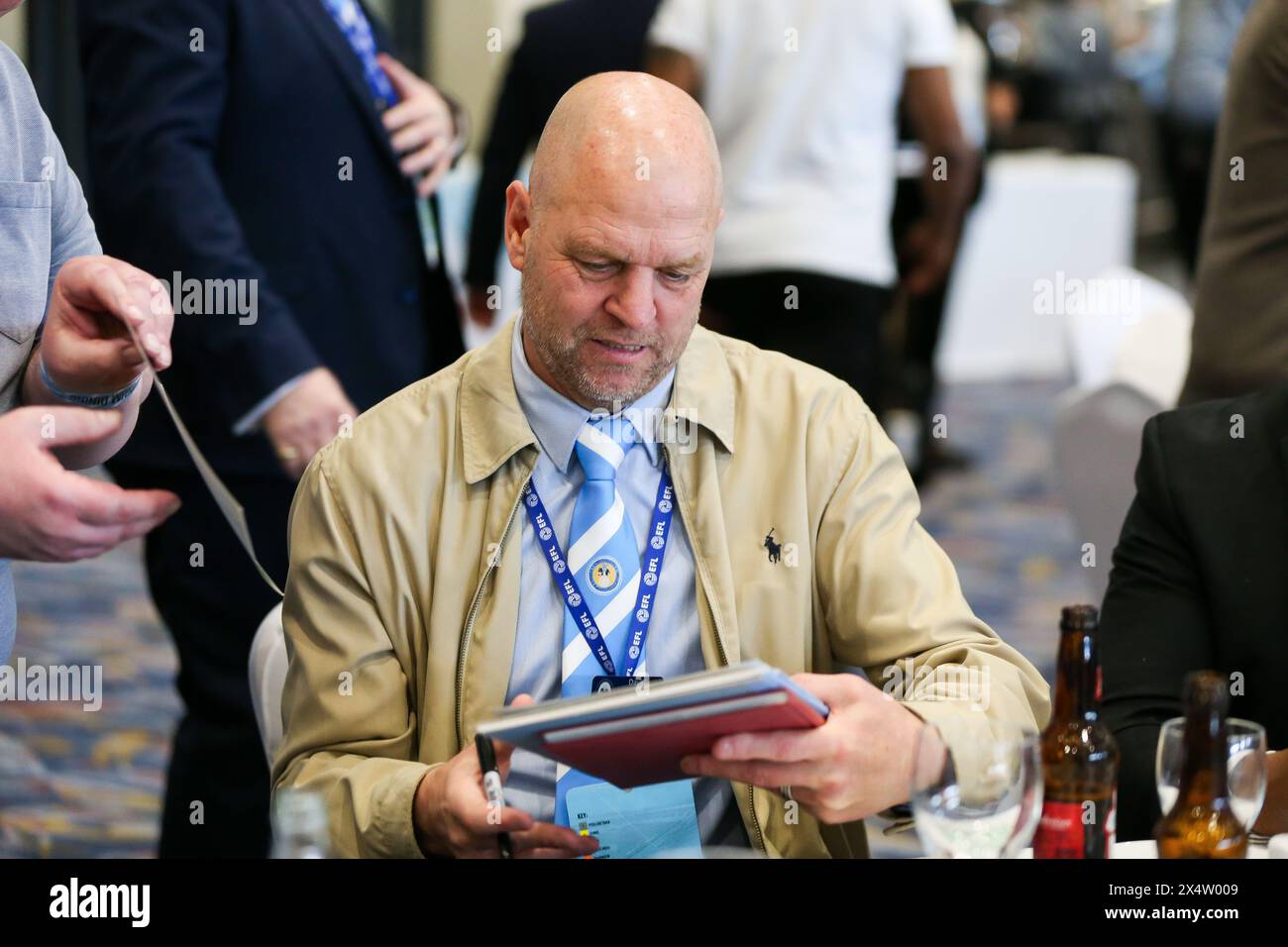 Former Coventry City player David Busst before the Sky Bet Championship ...