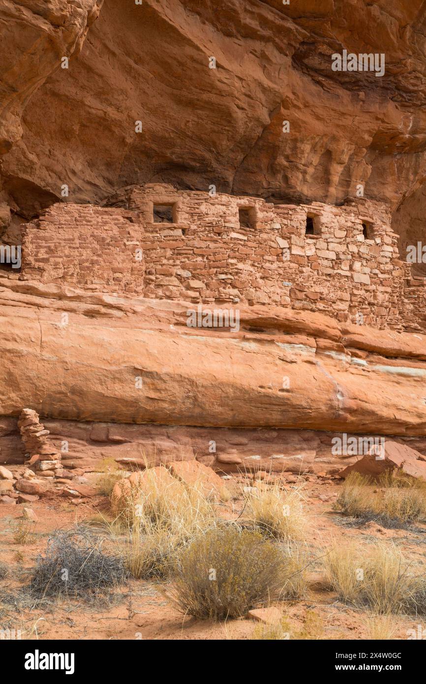 Four Windows Ruins, Ancestral Pueblo, up to 1000 years old, Lower Fish ...