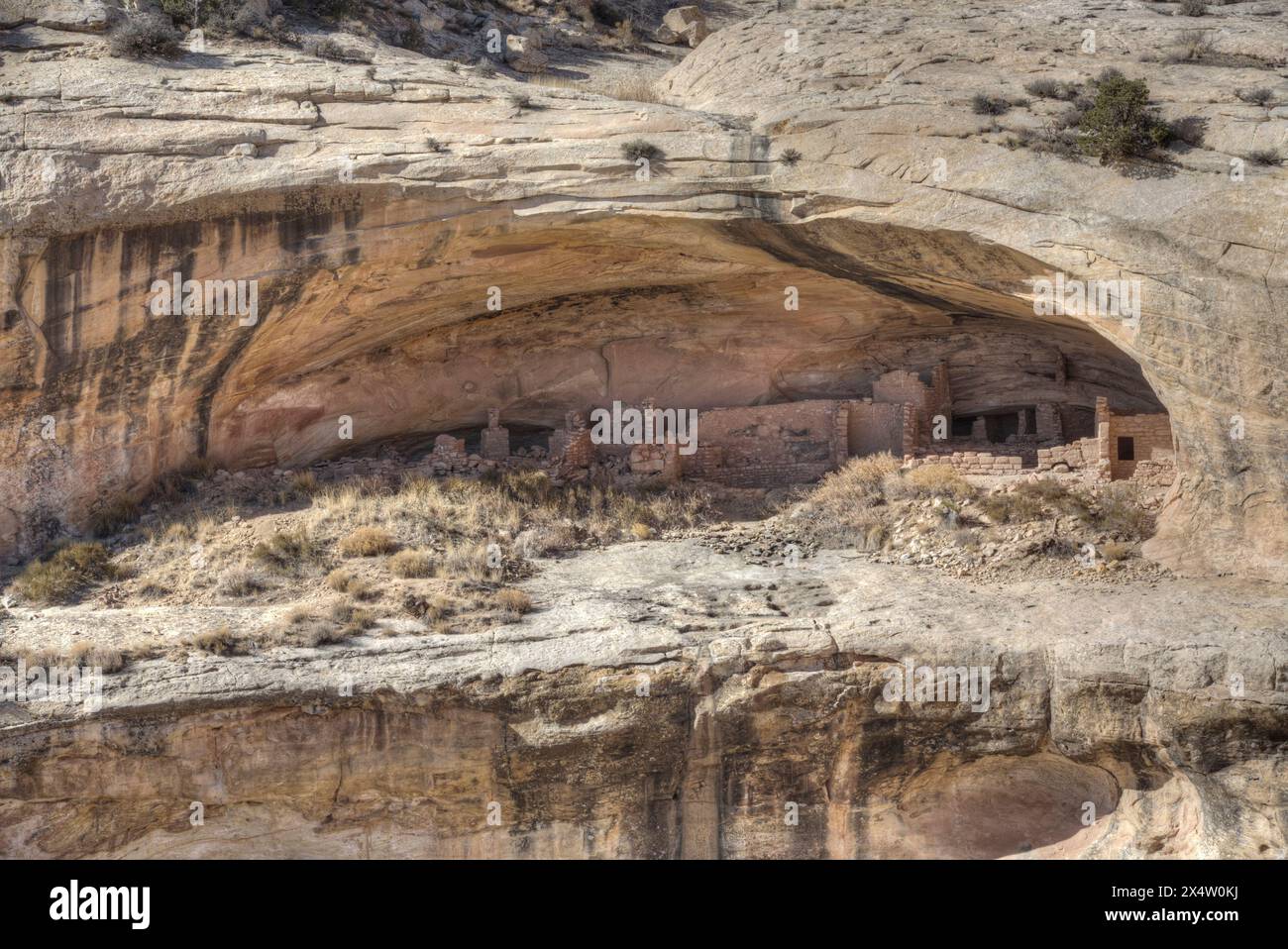 Butler Wash Achaeological Ruin, Ancestral Pueblo, Butler Wash, Bears ...