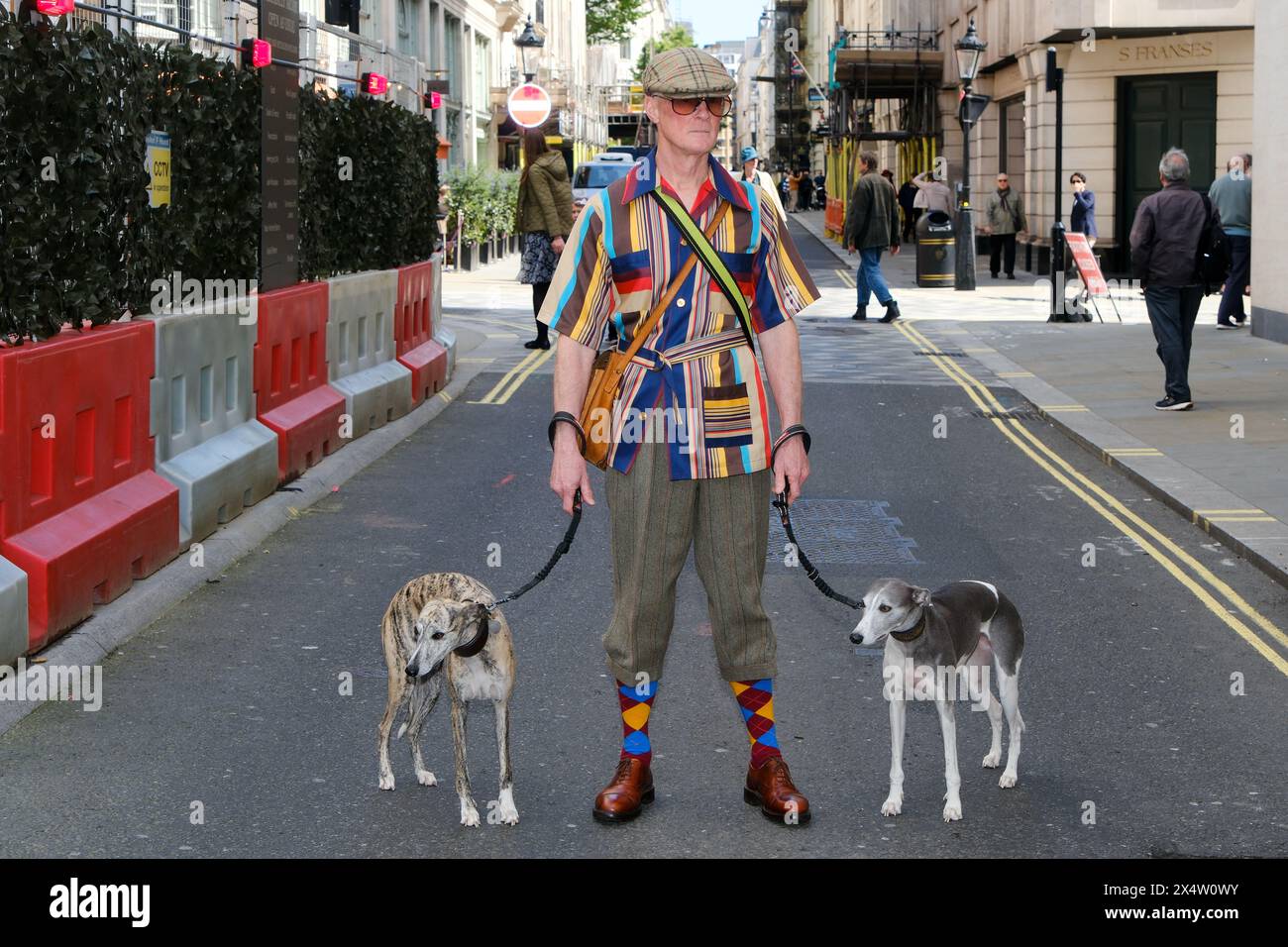Jermyn Street, London, UK. 5th May 2024. People talking part in The ...