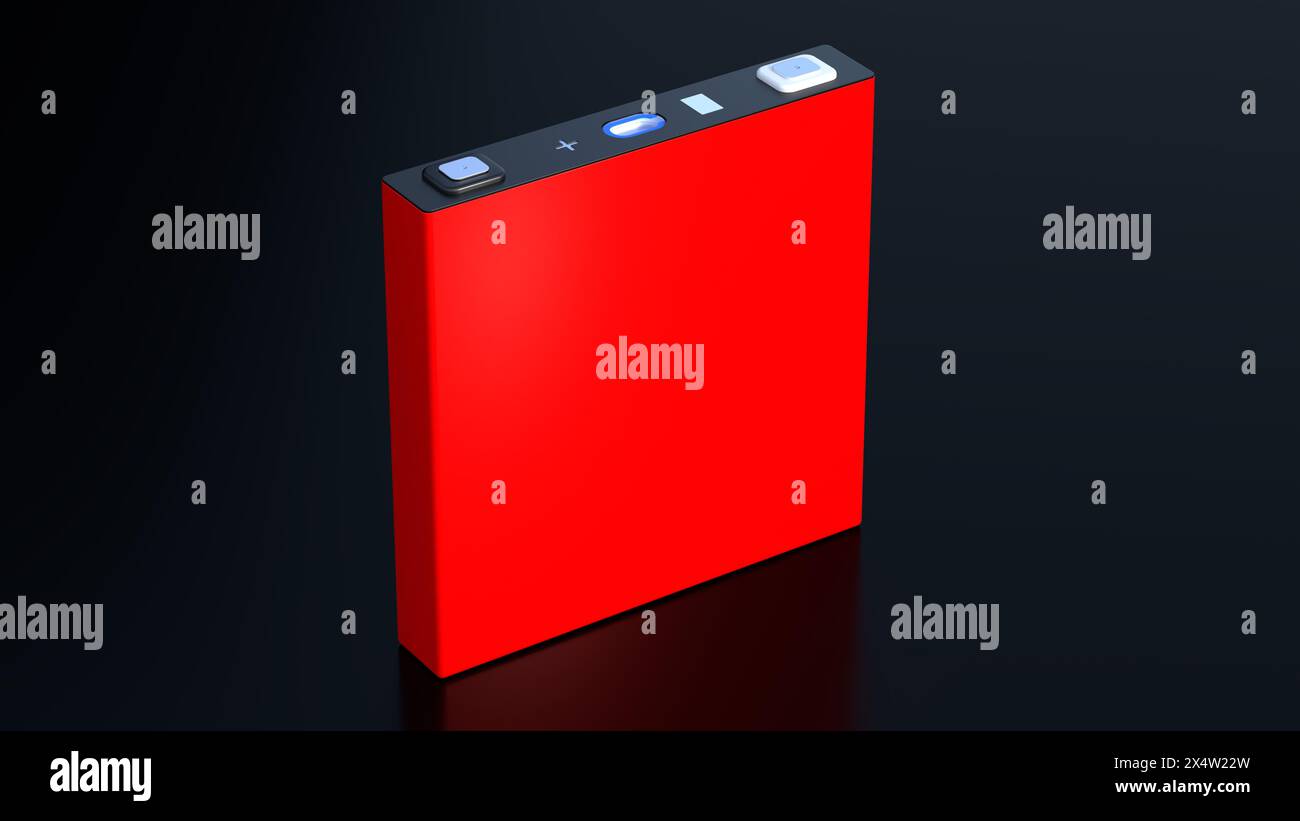 red prismatic LFP cell, NMC Prismatic battery's for electric vehicles ...