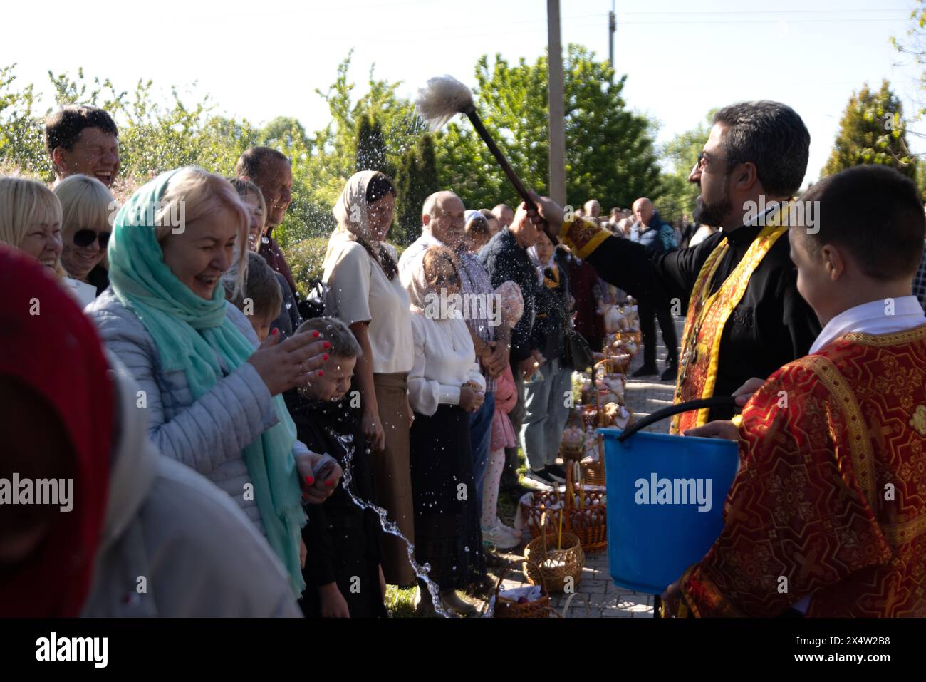ODESSA, UKRAINE -May 5, 2024: Christian Orthodox Church. Blessing of ...