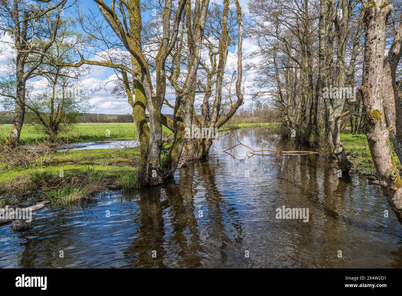 Old water driven factory Klostermoelle in the Danish Lake District ...