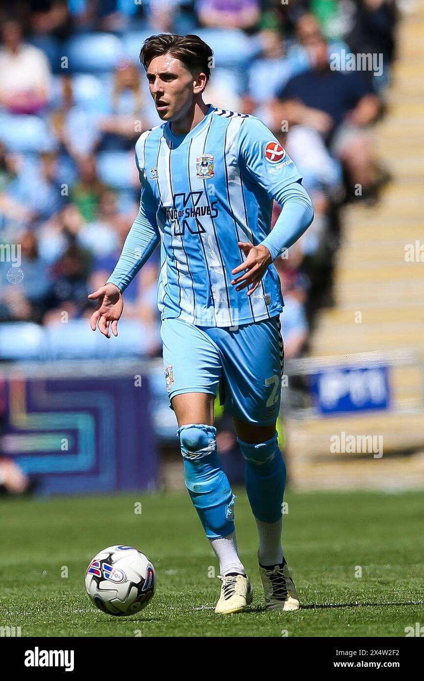 Coventry City's Luis Binks during the Sky Bet Championship match at the ...