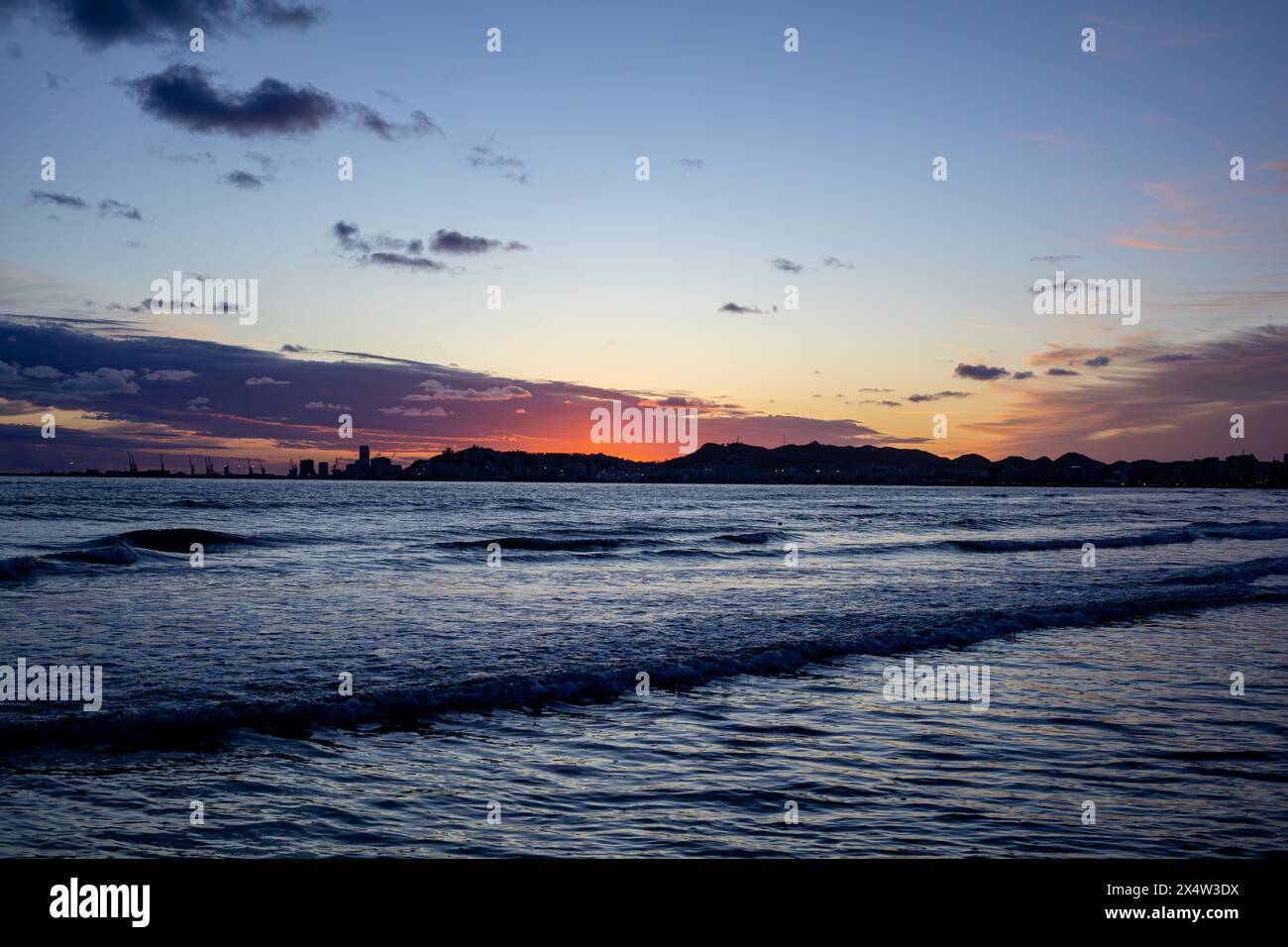 "As day fades into night, the sky becomes a masterpiece of vibrant hues ...