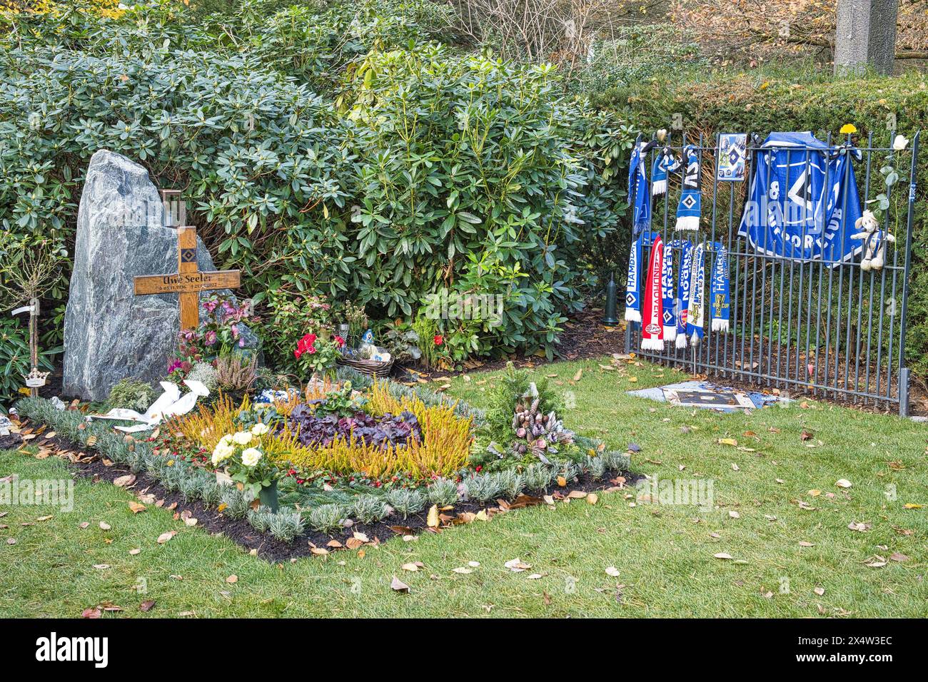 Grab, Ruhestaette, Tomb, Germany, Hamburg, Ohlsdorfer, Friedhof ...