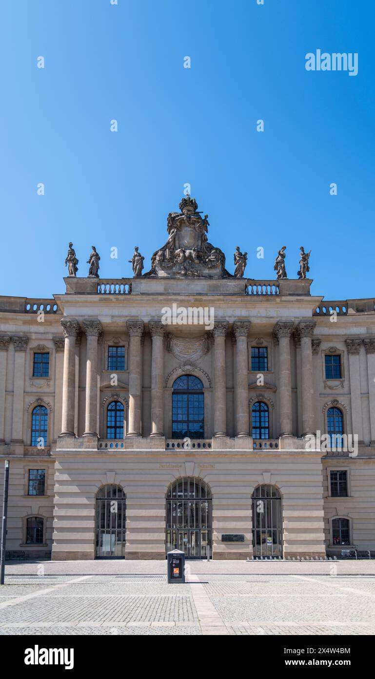 Stunning high-quality frontal view of the historic Humboldt Law Faculty ...