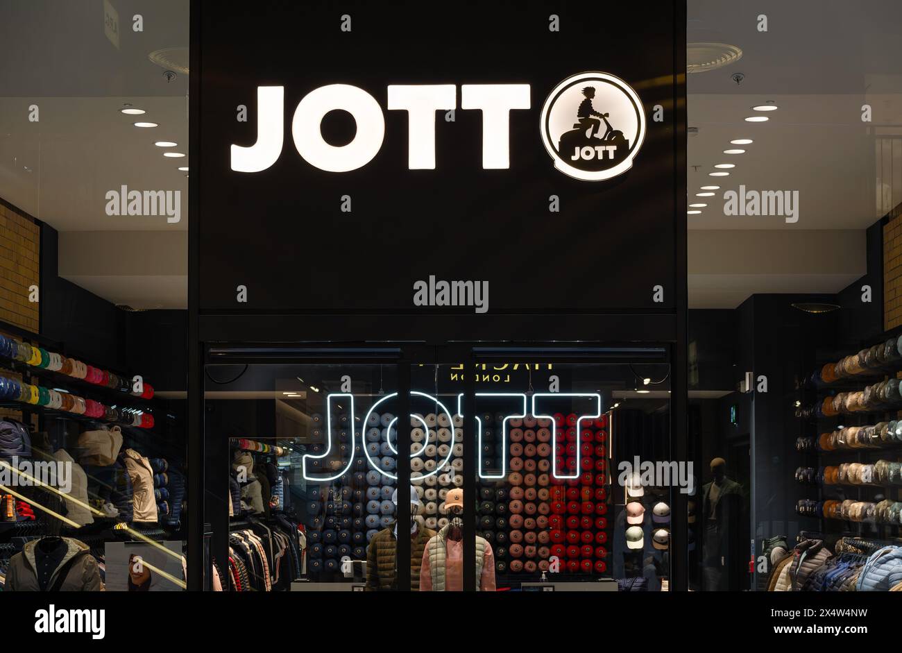 London, United Kingdom - April 29, 2024: JOTT - Just Over The Top - is ...