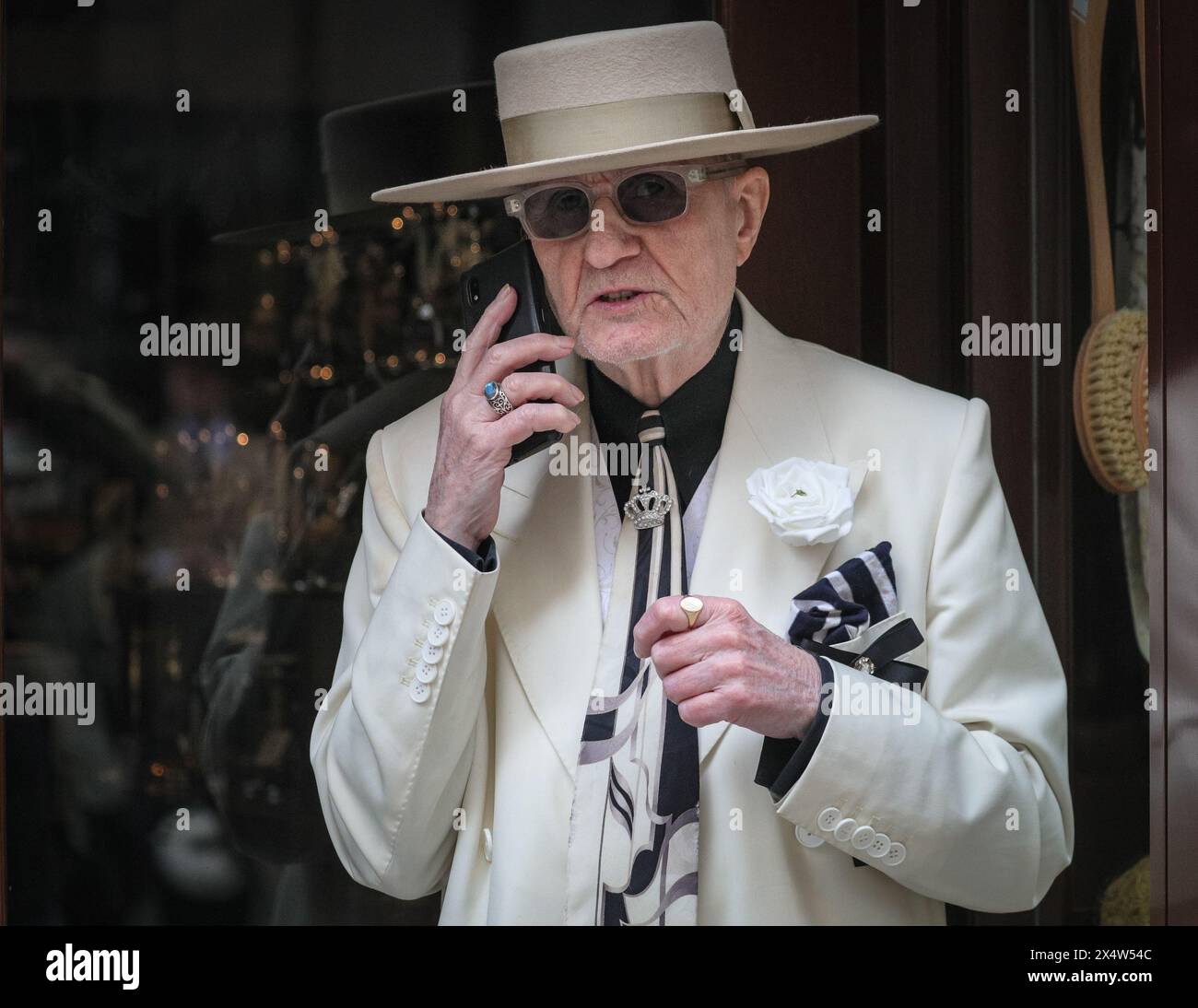 London, UK. 05th May, 2024. A dapper gentleman widely known as 'Soho ...