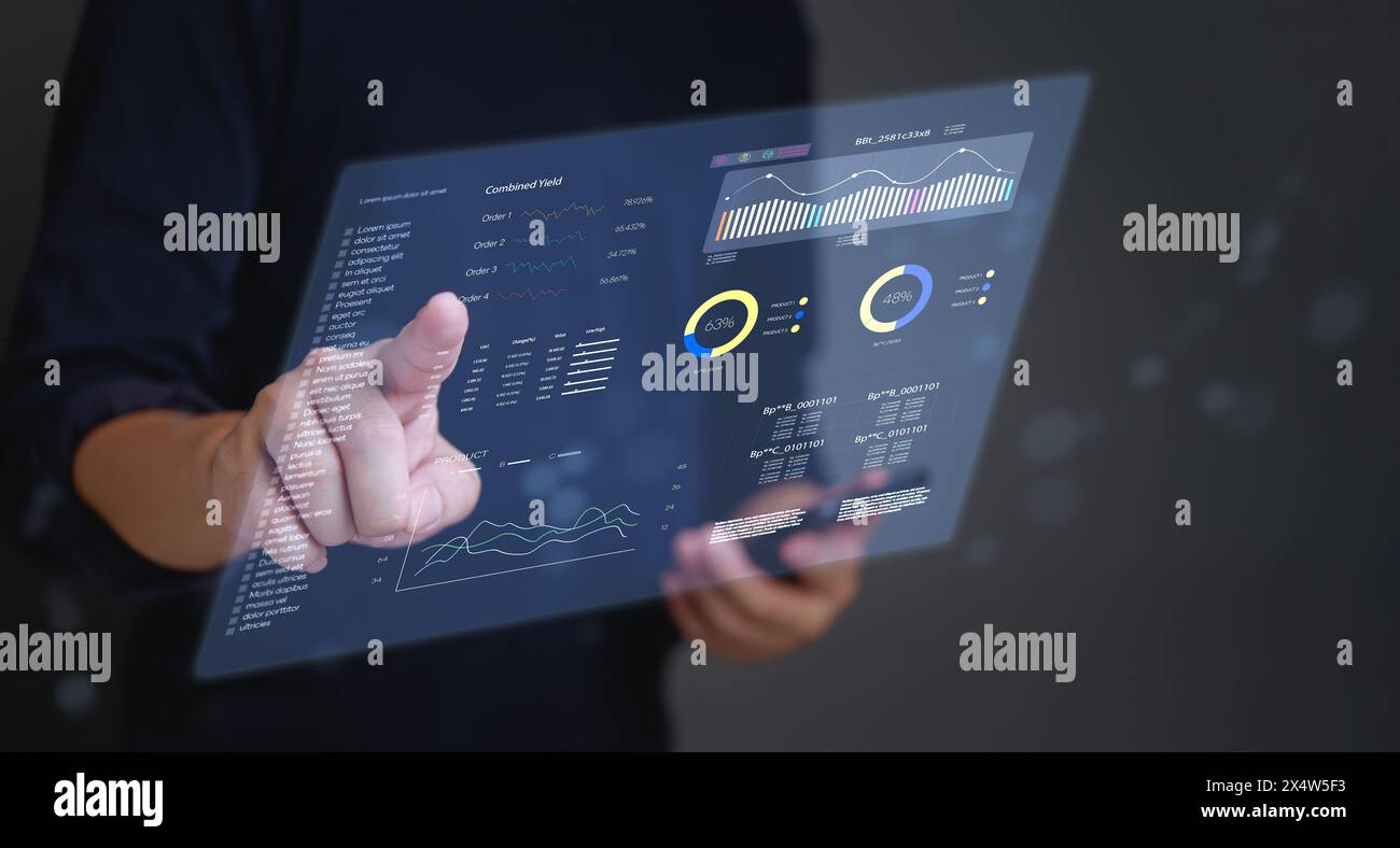 Business development and technology Data analysis. business analytics ...