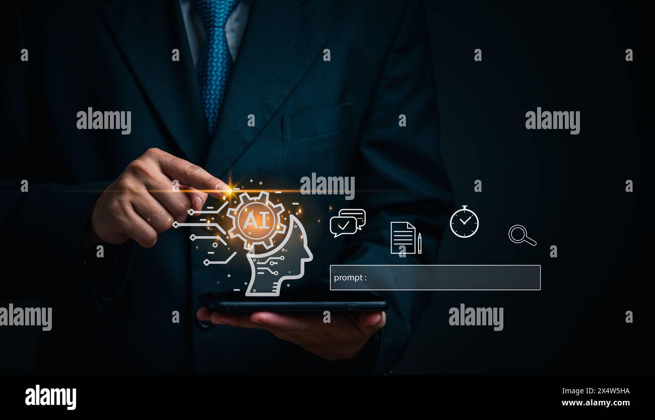 Electronic prompt hi-res stock photography and images - Alamy