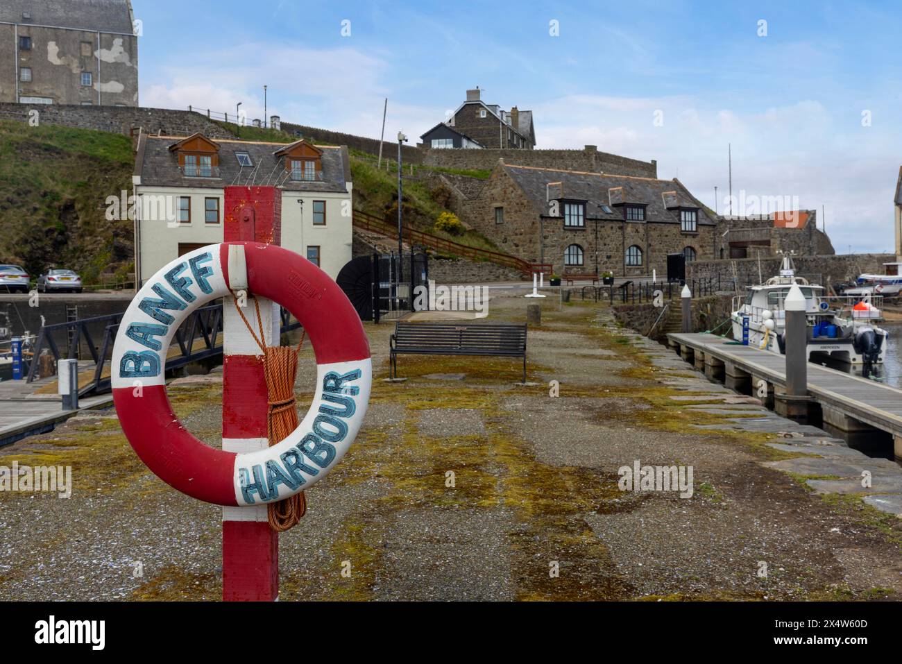 The historic harbour in Banff, Aberdeenshire, Scotland Stock Photo - Alamy