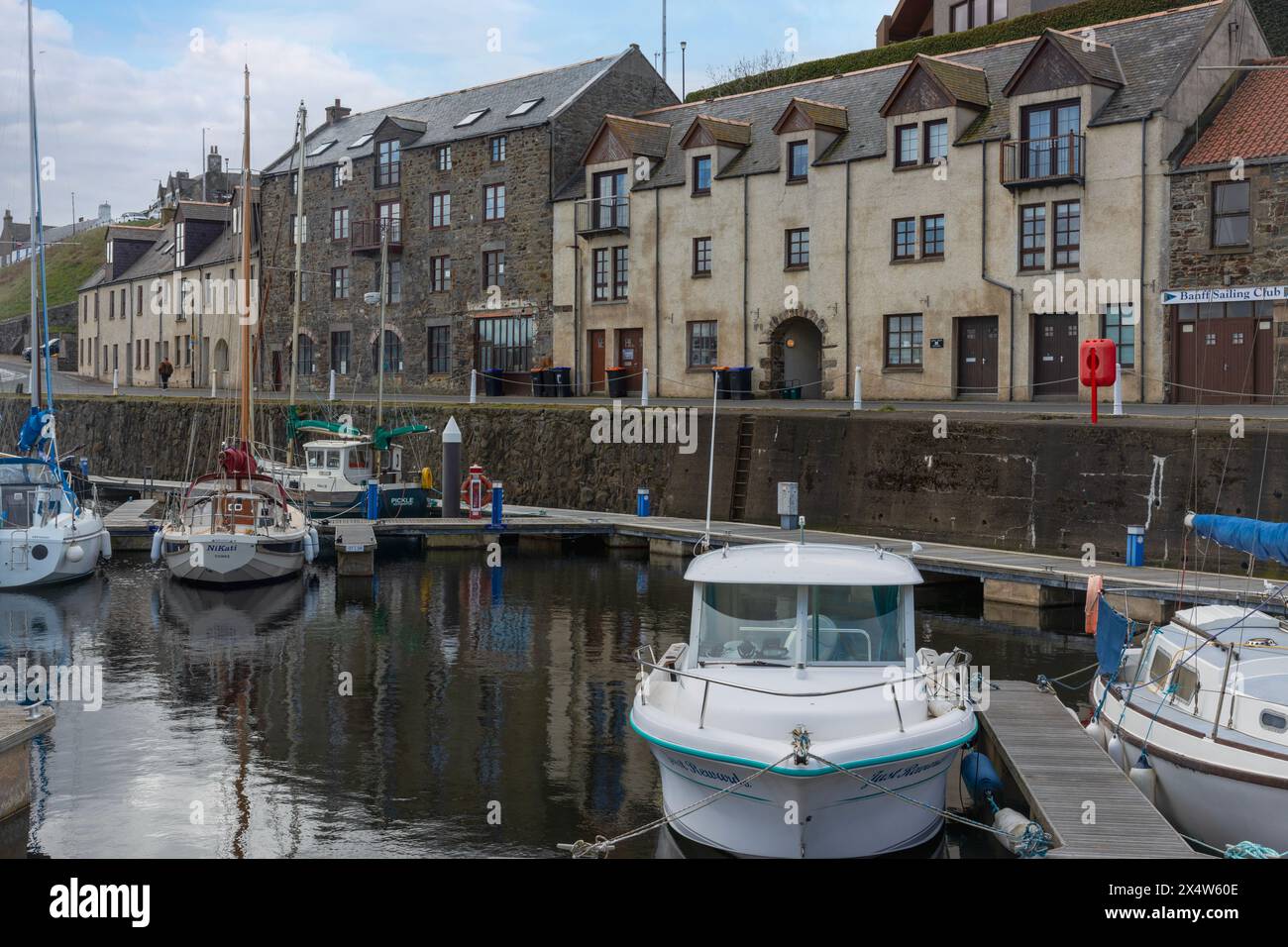 The historic harbour in Banff, Aberdeenshire, Scotland Stock Photo - Alamy