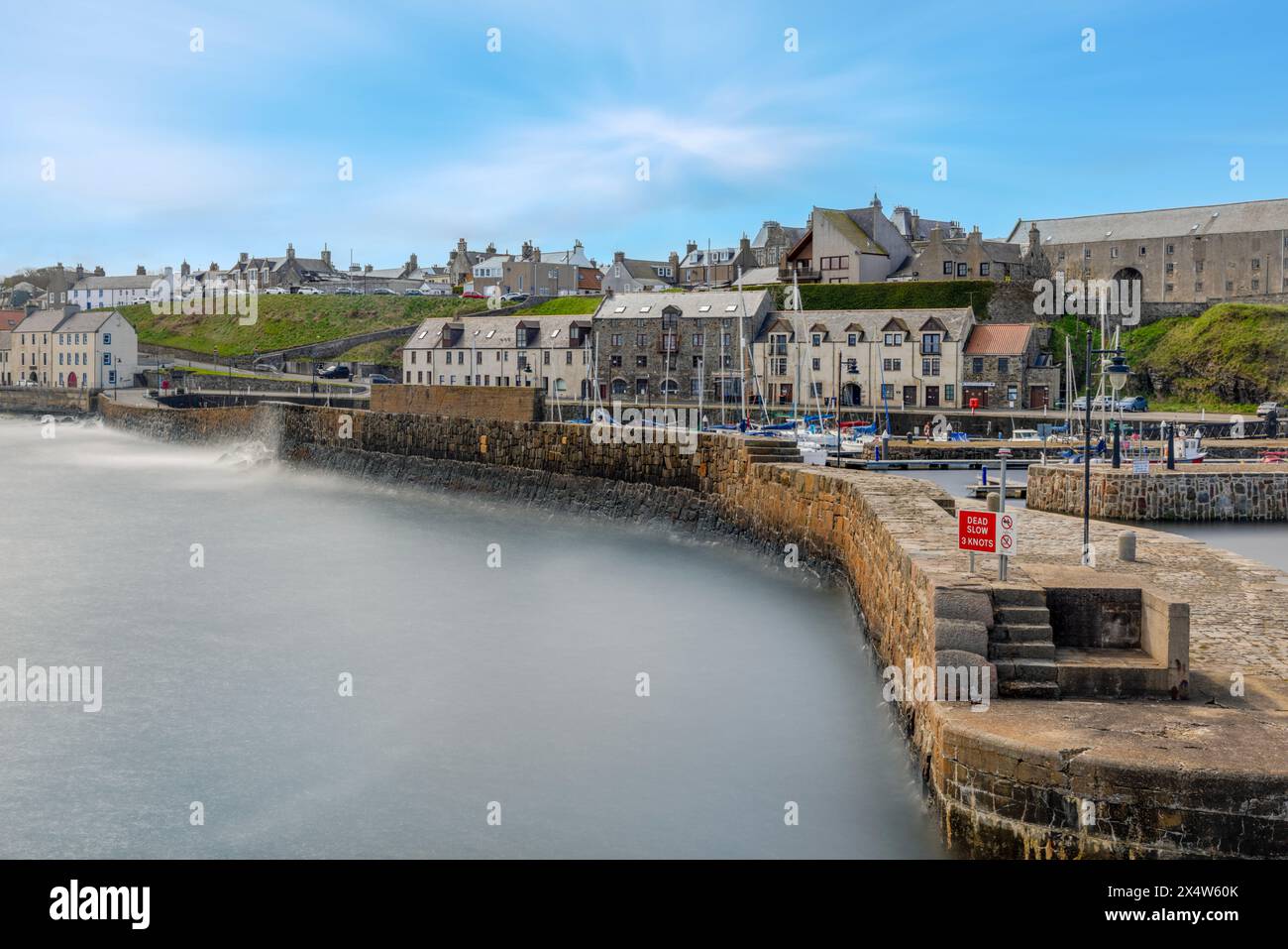 The historic harbour in Banff, Aberdeenshire, Scotland Stock Photo - Alamy