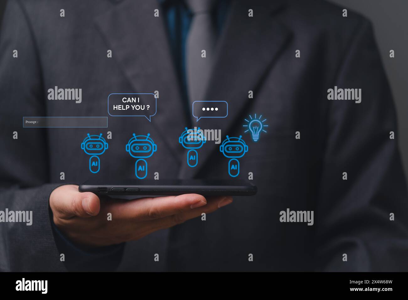 Automated chatbots hi-res stock photography and images - Alamy