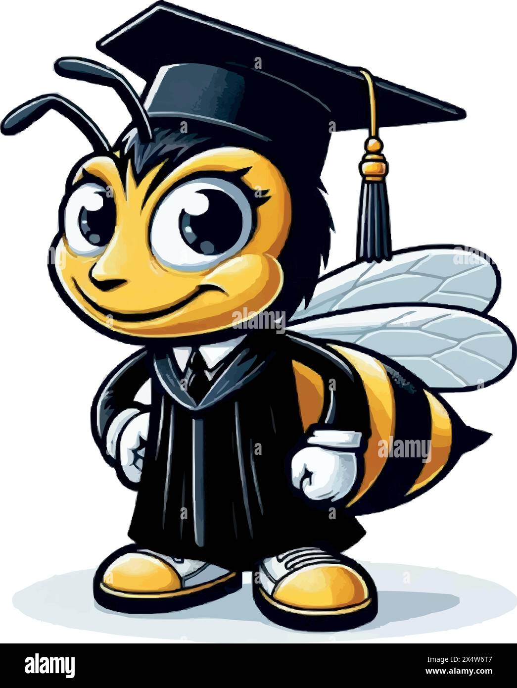 Cartoon bee hi-res stock photography and images - Alamy