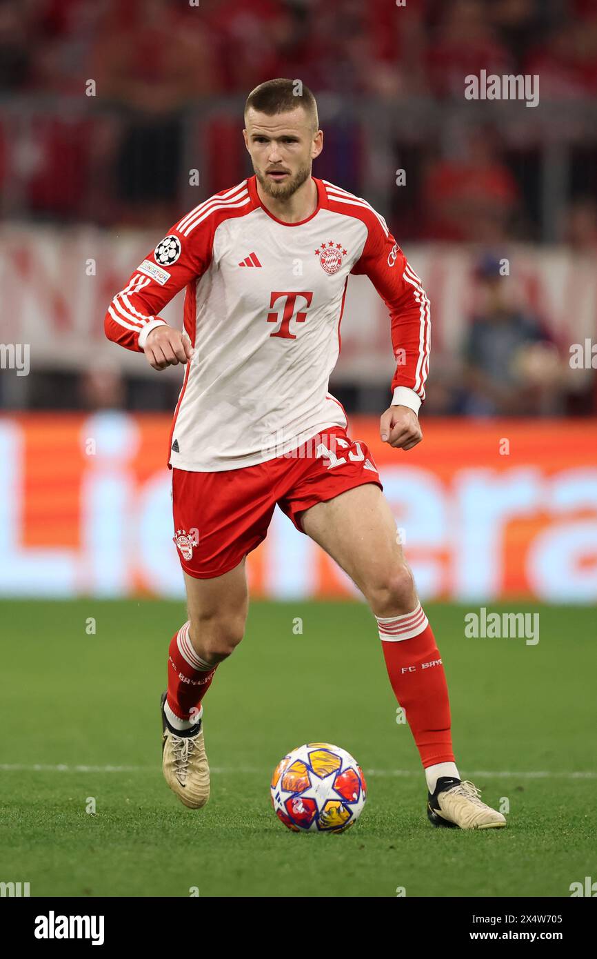MUNICH, GERMANY - APRIL 30: Eric Dier of Bayern Muenchen runs with a ...