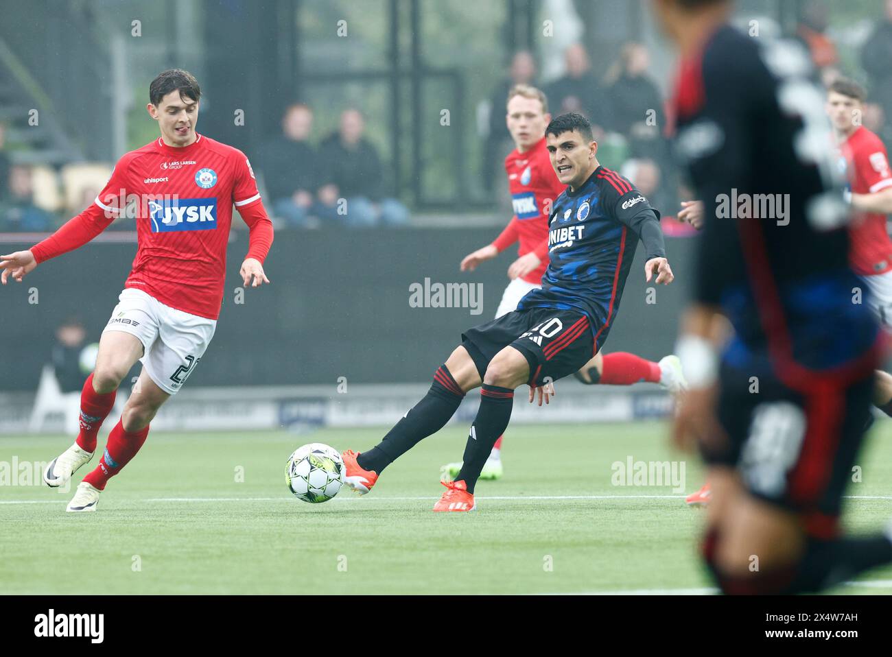Silkeborg, Denmark. 05th May, 2024. Superliga match between Silkeborg ...