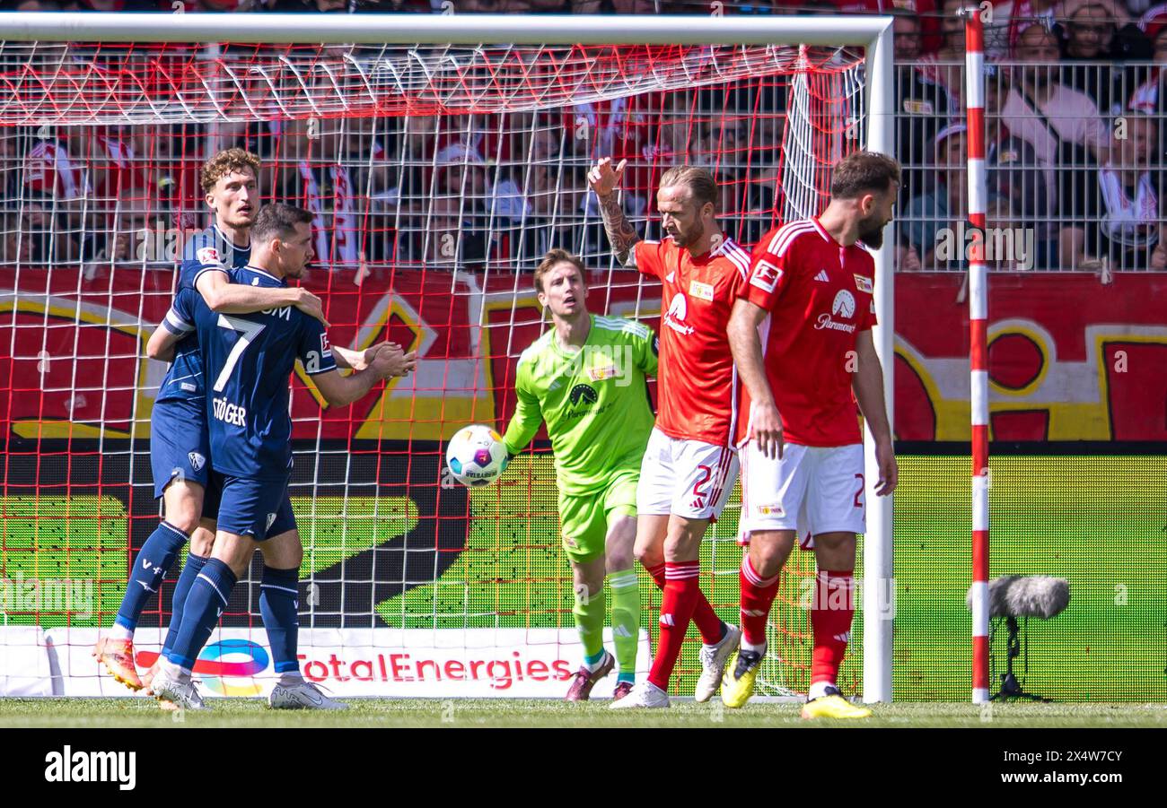 05 May 2024, Berlin: Soccer: Bundesliga, 1. FC Union Berlin - VfL ...