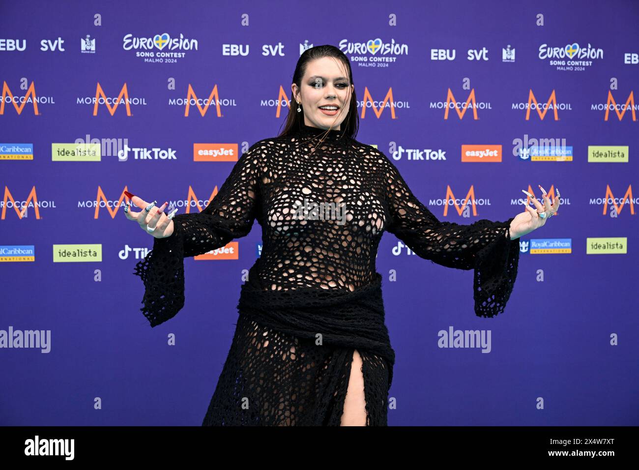 MALMÖ, SWEDEN 20240505Iolanda representing Portugal poses on the ...