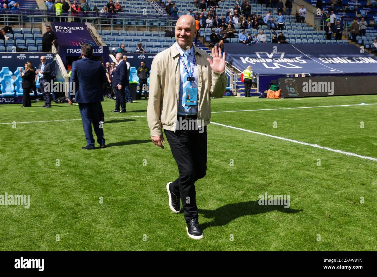 Former Coventry City player David Busst before the Sky Bet Championship ...