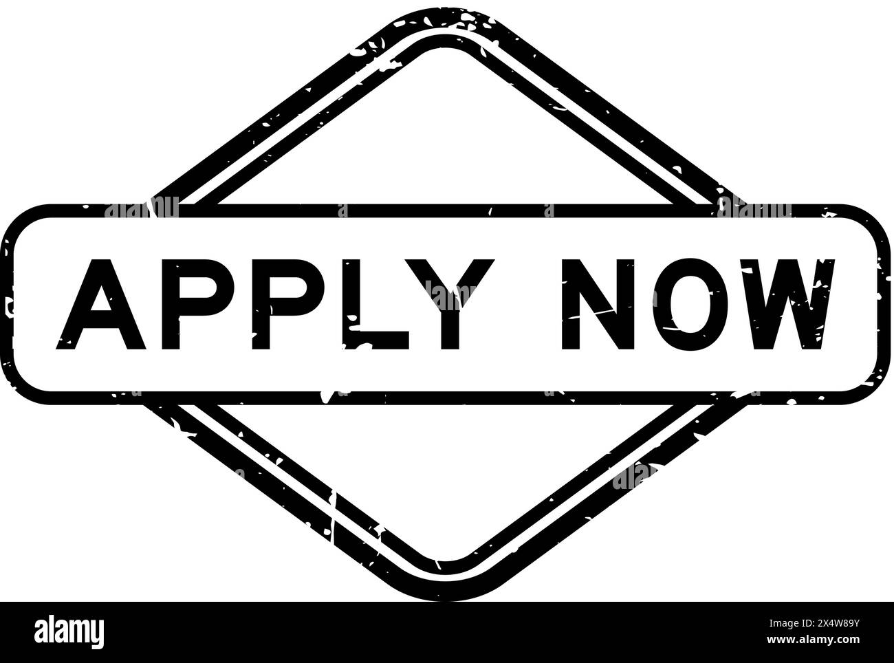 Grunge black apply now word rubber seal stamp on white background Stock Vector Image & Art - Alamy