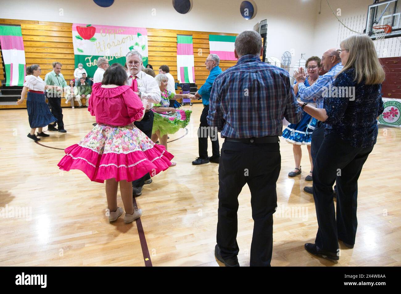 USA; 04-26-2024: Apple Blossom Square Dance held at Virginia Avenue ...
