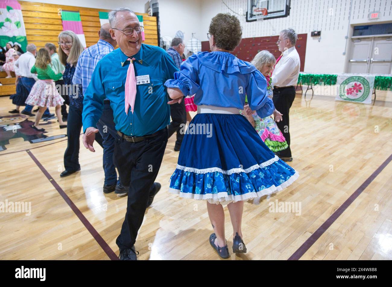USA; 04-26-2024: Apple Blossom Square Dance held at Virginia Avenue ...
