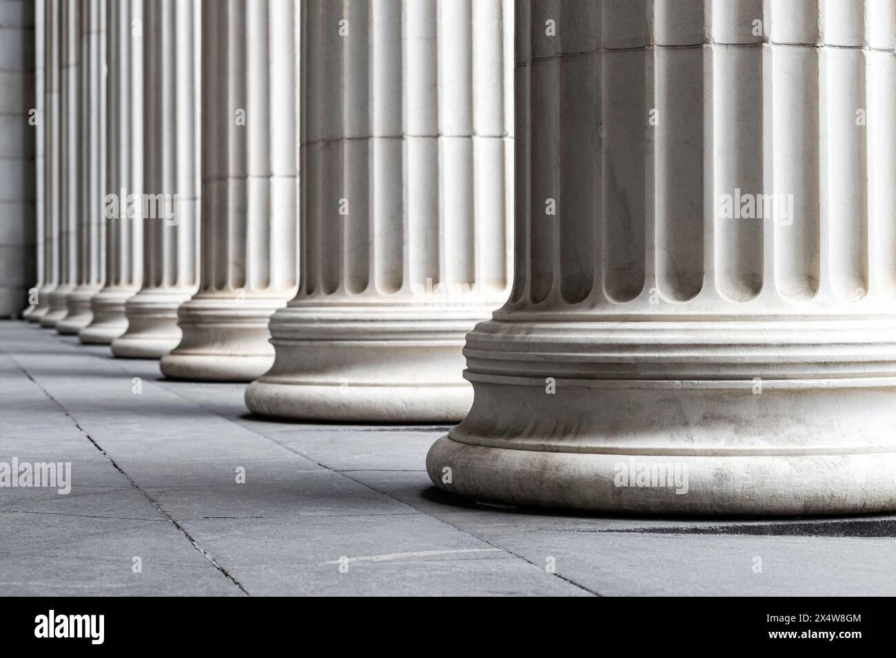 fragment of a Greek stone column close-up. stone column Stock Photo - Alamy