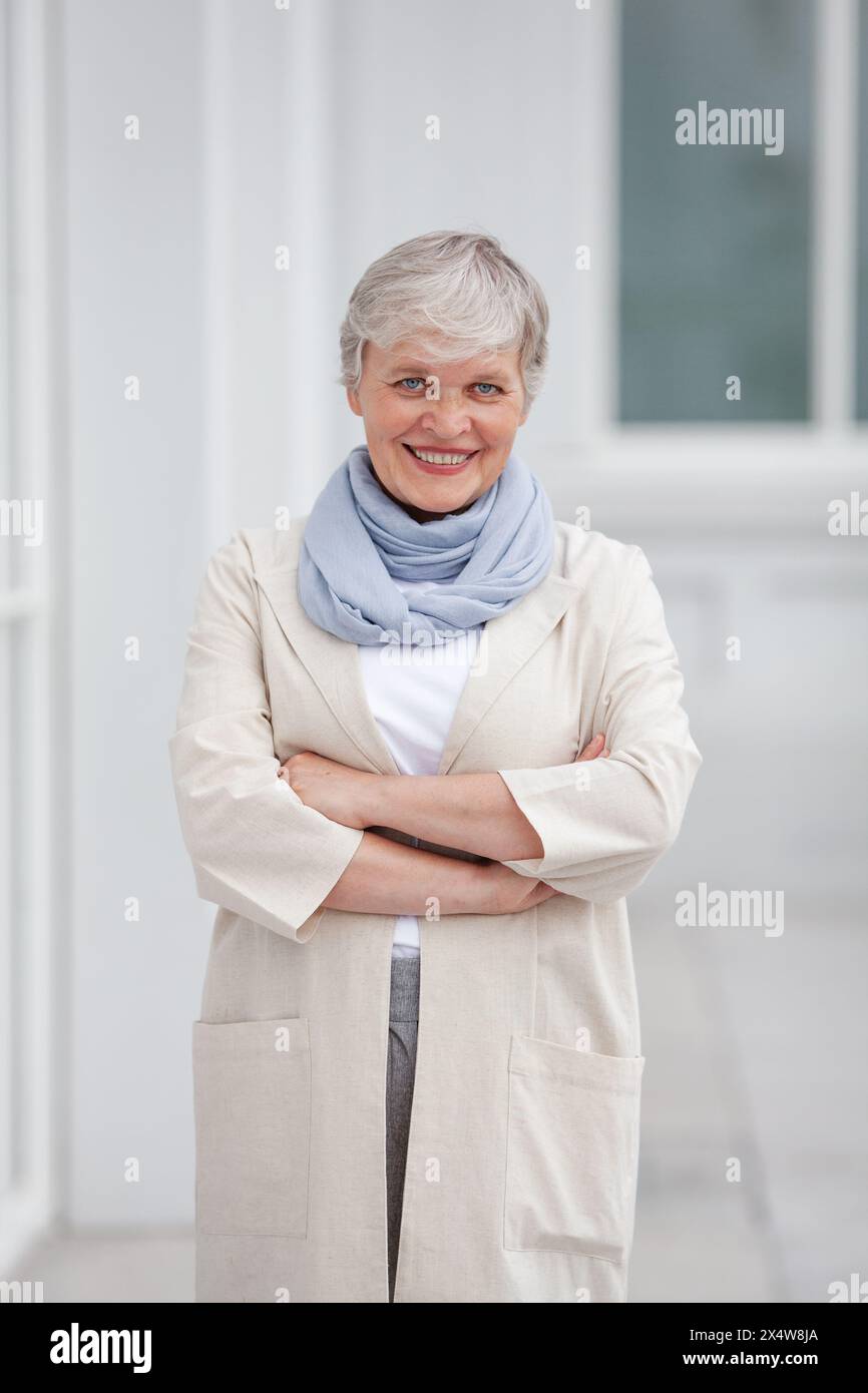 Mature happy beautiful smiling professional business woman, happy ...