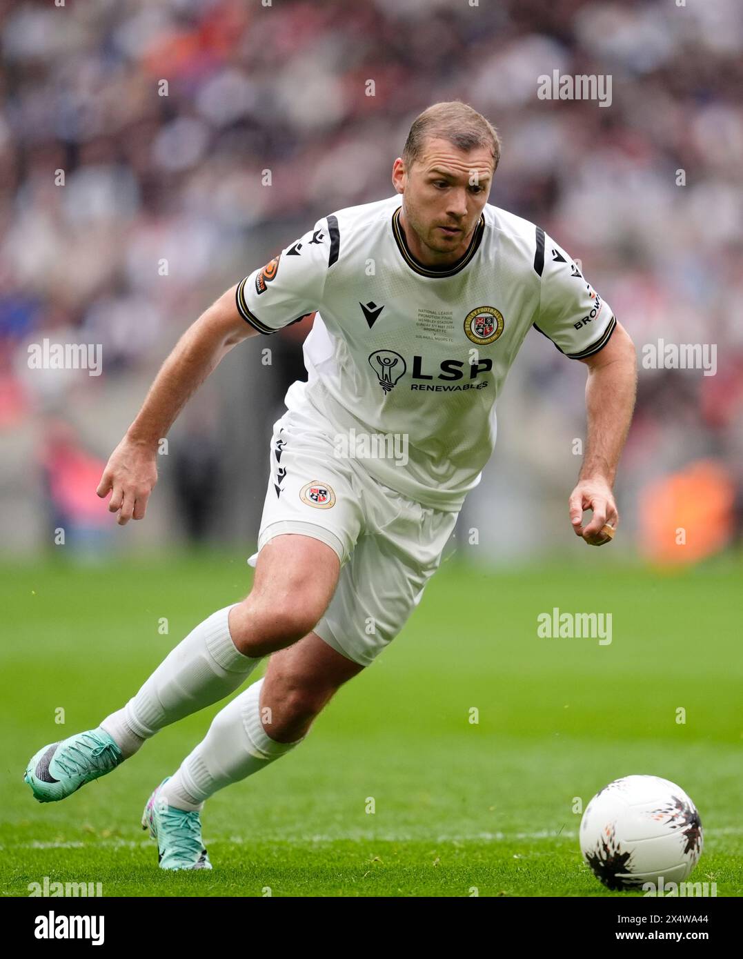 Bromley's Michael Cheek during the Vanarama National League play-off ...