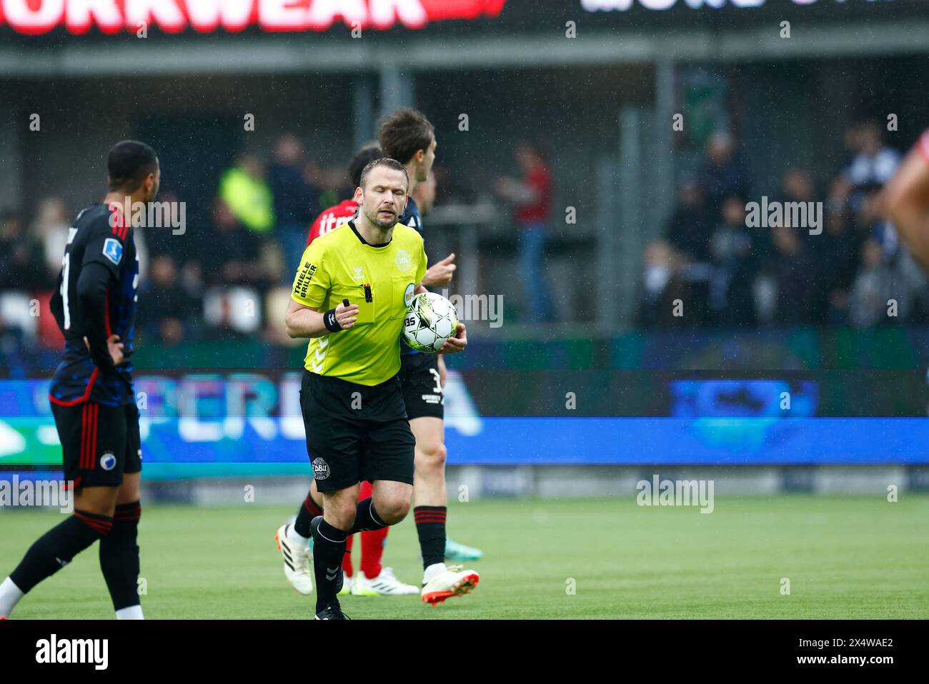Superliga match between Silkeborg IF and FC Copenhagen at Jysk Park in ...