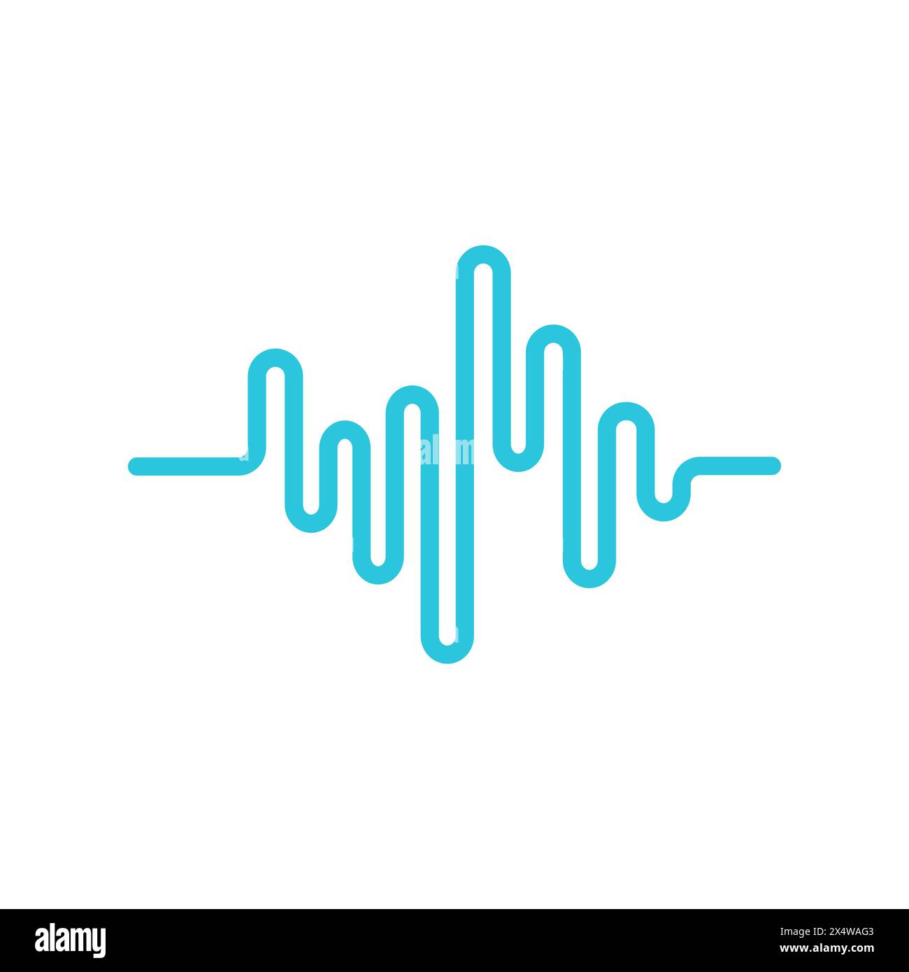 Frequency icon. Isolated on white background. From blue icon set Stock ...