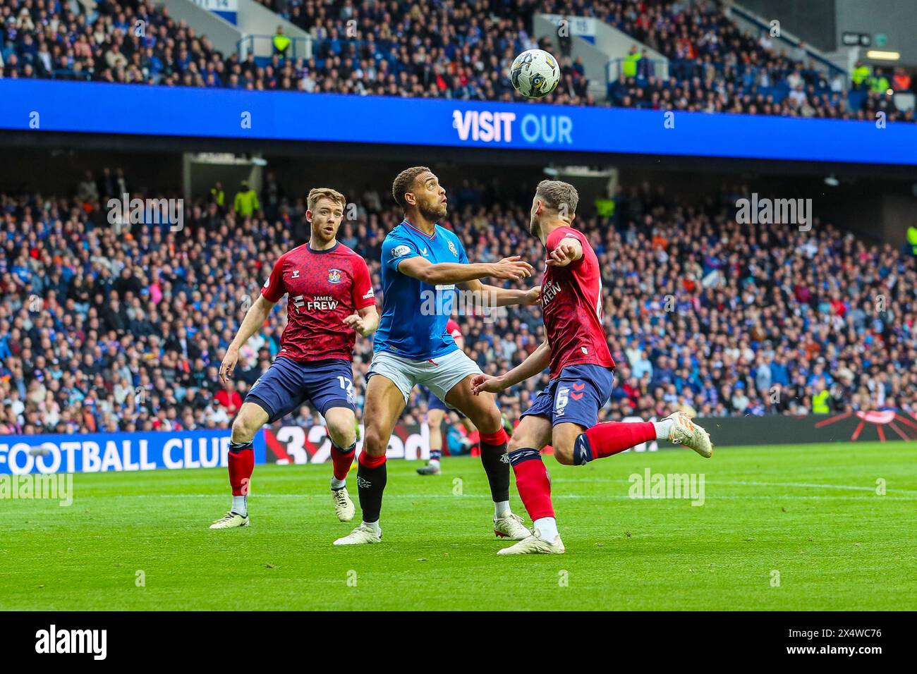 Glasgow, UK. 05th May, 2024. Rangers FC play Kilmarnock FC in the ...